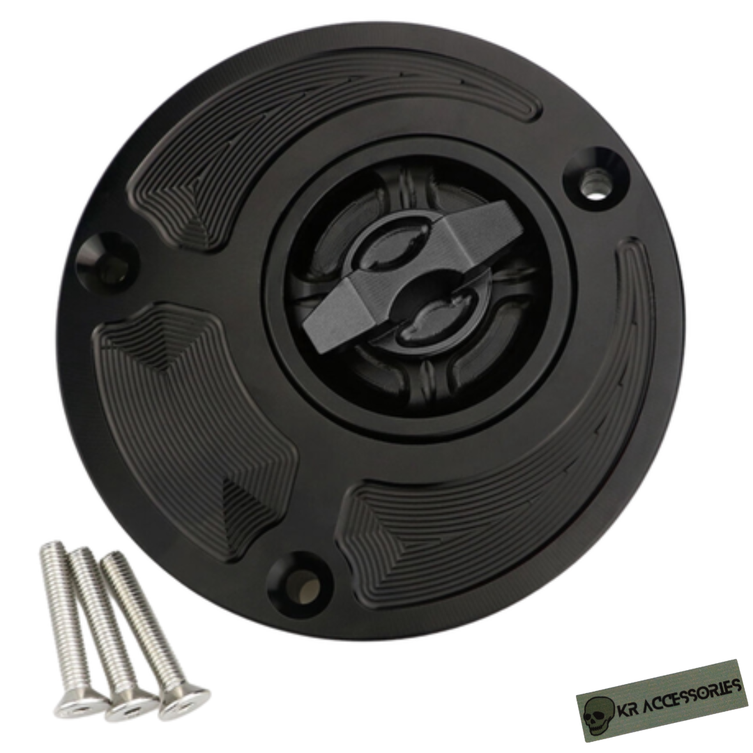 KR Yamaha R1/ R6/ R3/ MT-09/ MT-10 & XT Keyless Fuel Tank Cap (Black ...