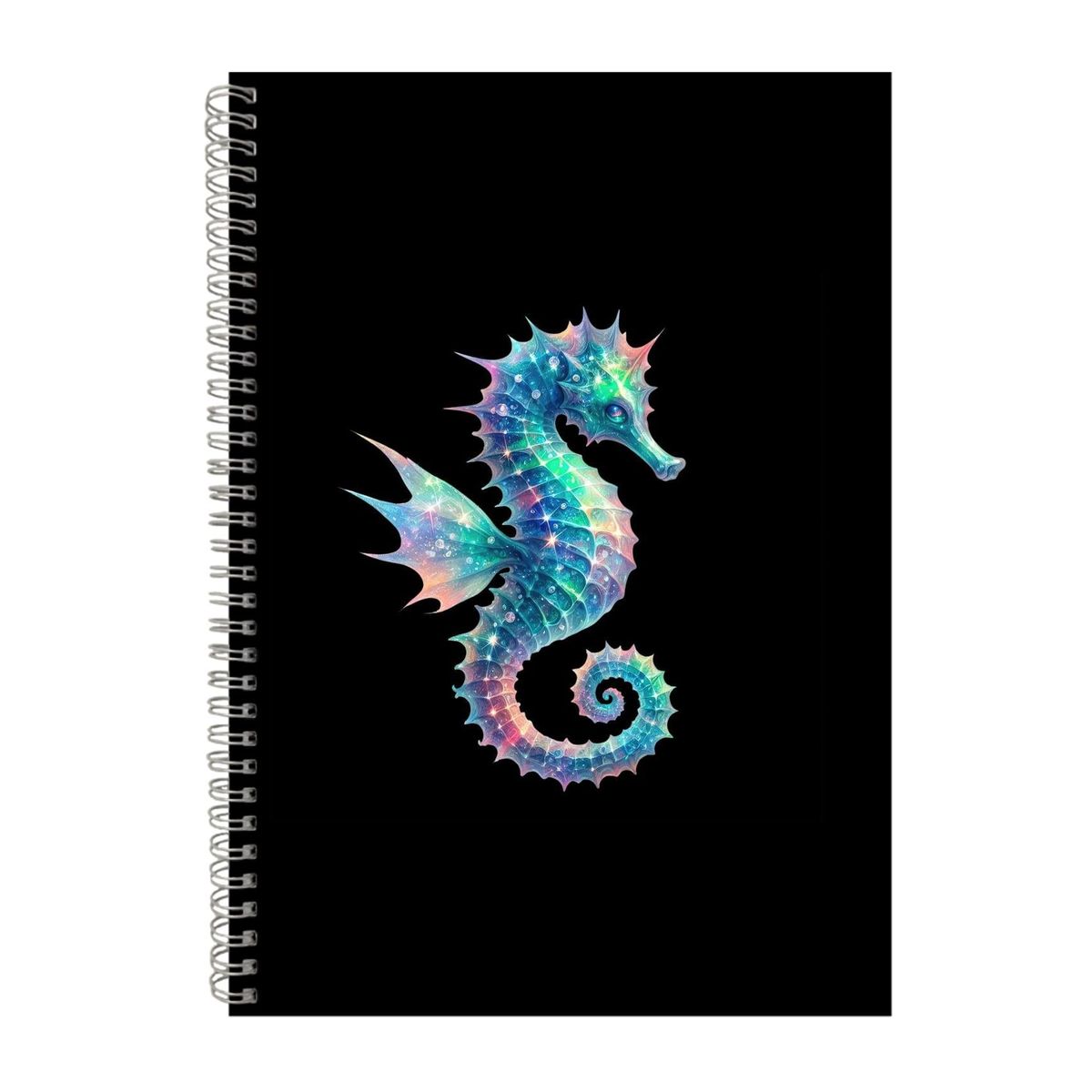 Seahorse A4 Notebook Spiral Lined Trendy Notepad Sea Animal Idea 341 ...