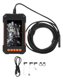 4K HD 4.3" LCD Endoscope Borescope Inspection Camera 1080P 8 LED - 5M ...
