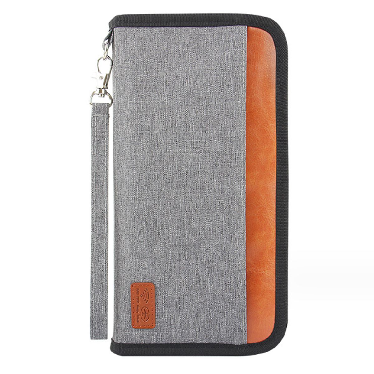 Passport Holder Travel Wallet Multifunctional Leather with Hand Strap ...