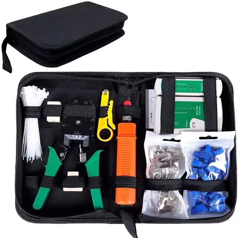 Networking Professional Cordless Power Hand Network Tool Kit Bag Set ...