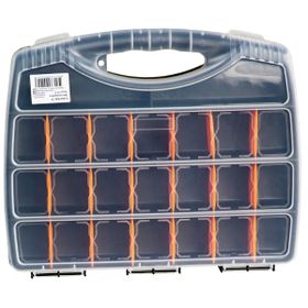 Port-Bag - Polypropylene Suitcase with 18-Removable Dividers - Black ...