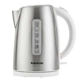 Taurus Kettle 360 Degree Cordless Stainless Steel With White Trim 1.7L ...
