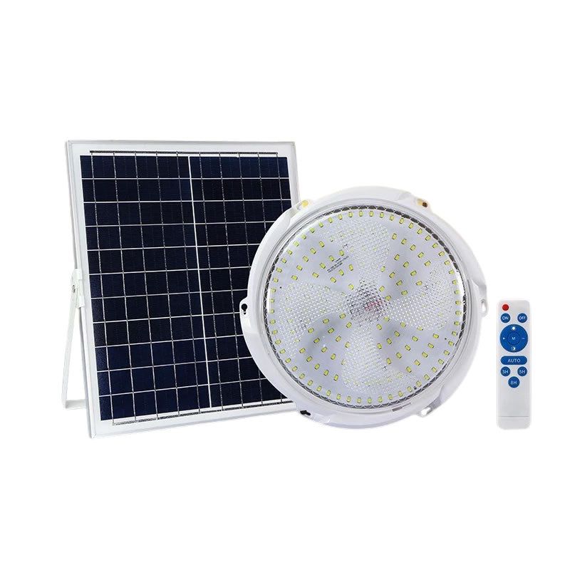 Solar 60w Led Bulkhead CCT Adj. C/W 6w Pv Panel and Remote | Shop Today ...