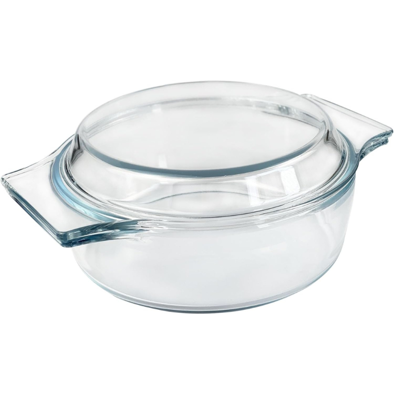 Borosilicate Glass Round Casserole Dish - 2.1L | Shop Today. Get it ...