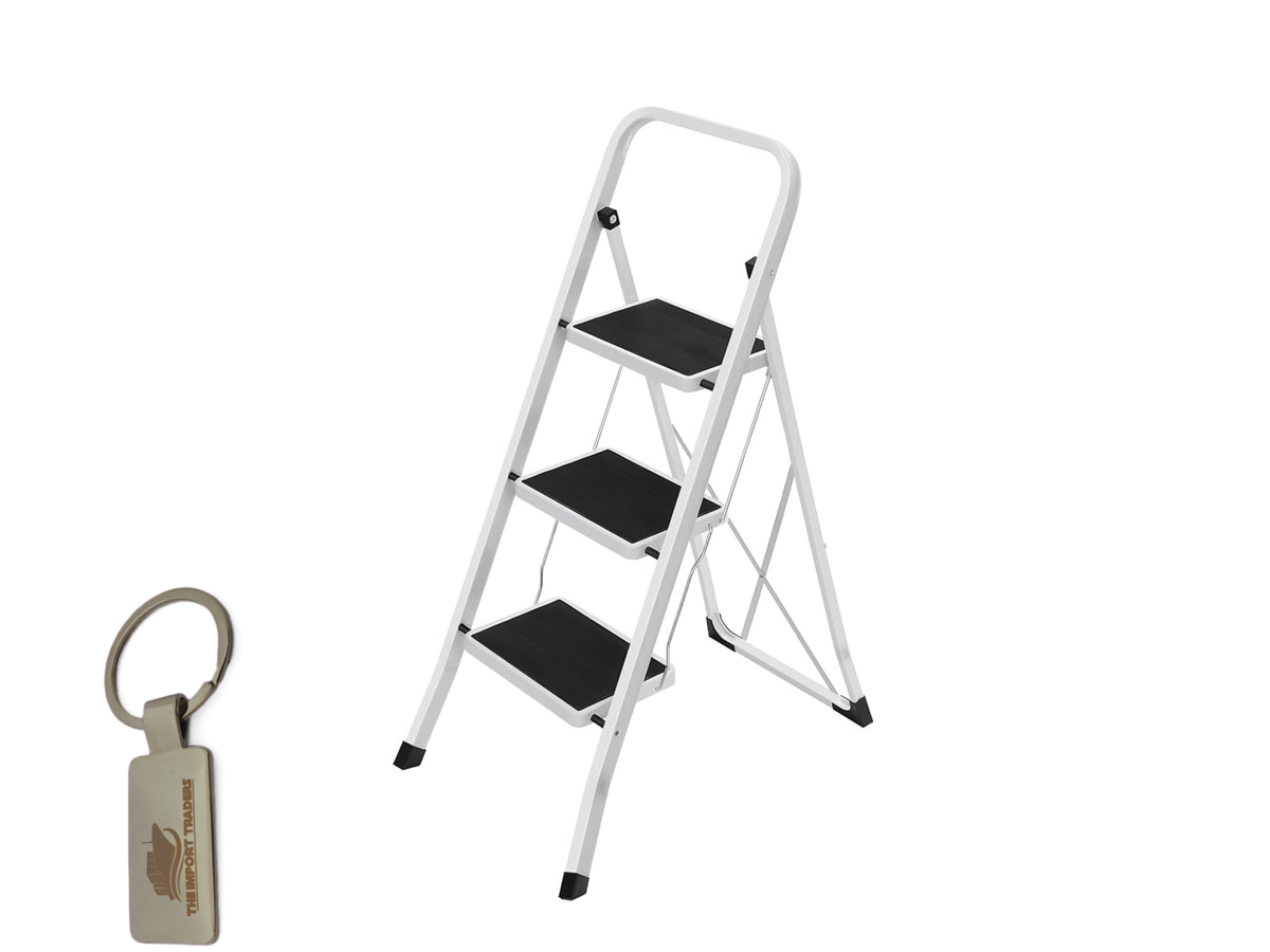 Heavy Duty 3 Step Ladder With TIT Keychain | Shop Today. Get it ...