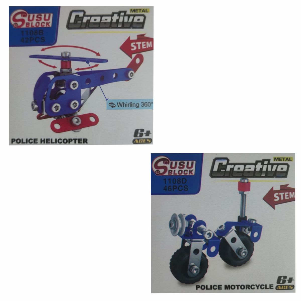 2 Kids Educational Engineering Toy, STEM Learning, Building Set, Multi ...
