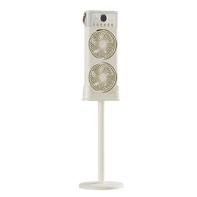Portable Dual Cooling Fan with Humidifier,6 Nozzles 360 Adjustable ...