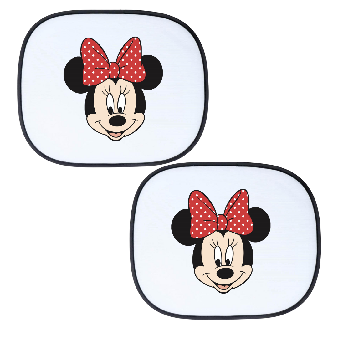 Car Sun Shades - Cartoon - Red Minnie Mouse Face | Shop Today. Get it ...