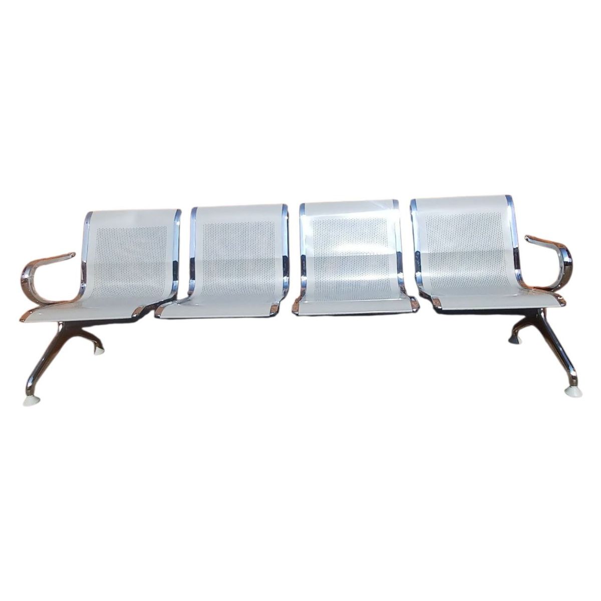 Silver 4-Seater Bench Chair - Model S504 | Shop Today. Get it Tomorrow ...