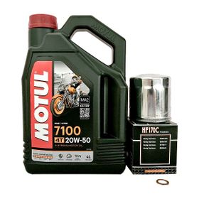 Oil service kit Harley Davidson 2 - with chrome oil filter | Shop Today ...