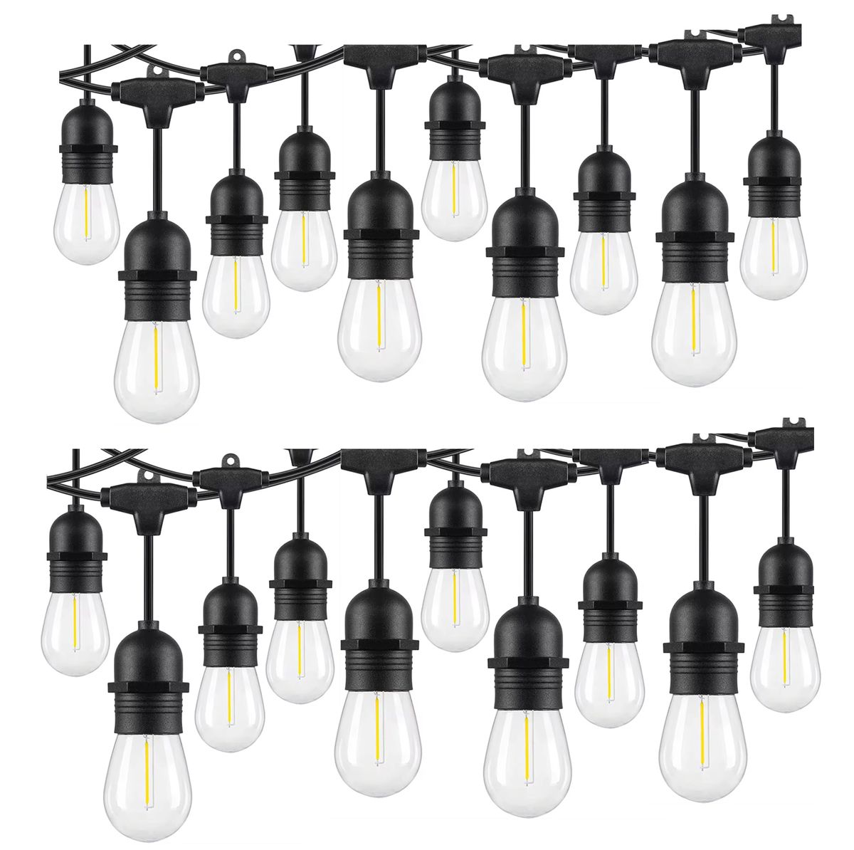 10M Electric LED Festoon Retro Bulb String Lights -20 Bulbs | Shop Today. Get it Tomorrow ...
