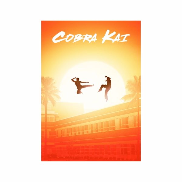 Karate Kick Cobra Kai Movie - A1 poster | Shop Today. Get it Tomorrow ...
