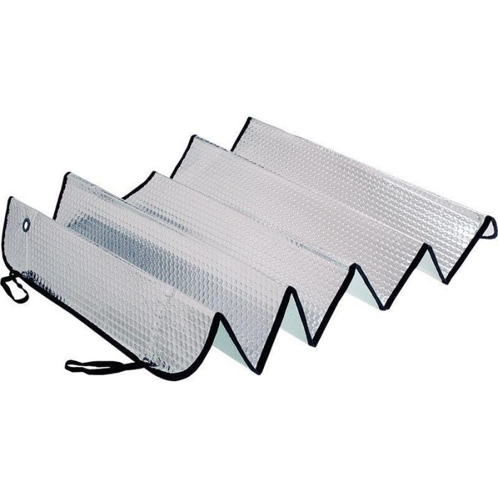 Long Sun Visor, Silver Thick Aluminum Foil Sun Protection | Shop Today ...