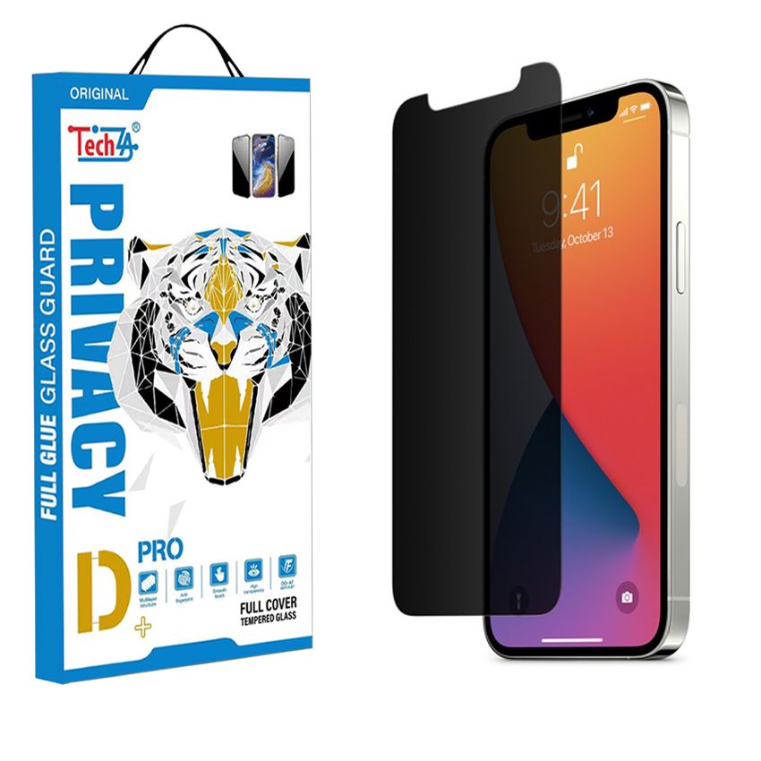 TechZA Privacy Screen Protector for (iPhone 16 Pro) Anti-Spy, 9H ...
