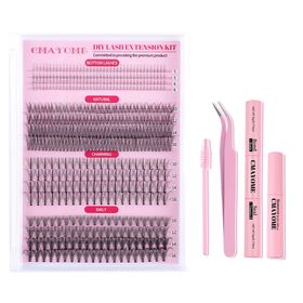 Lash Clusters Kit 484pcs DIY Eyelash Extensions Kits for Beginners ...
