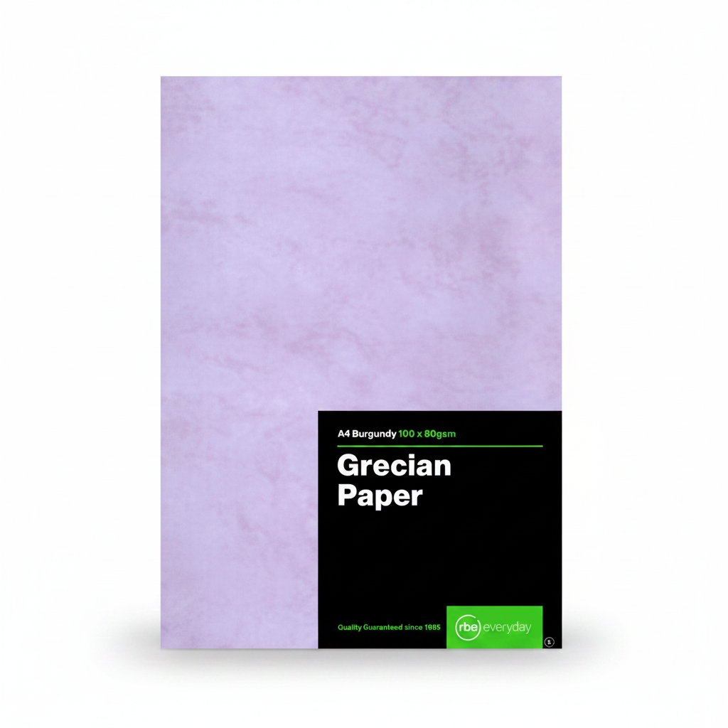 Grecian Burgundy A4 Paper - 160gsm, 100 Sheets for Crafts & Printing ...