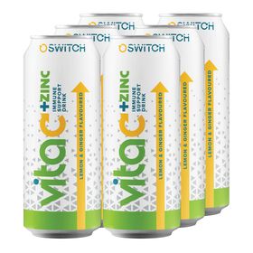 Switch Immune Booster Lemon & Ginger ( 6 x 500ml ) | Shop Today. Get it ...