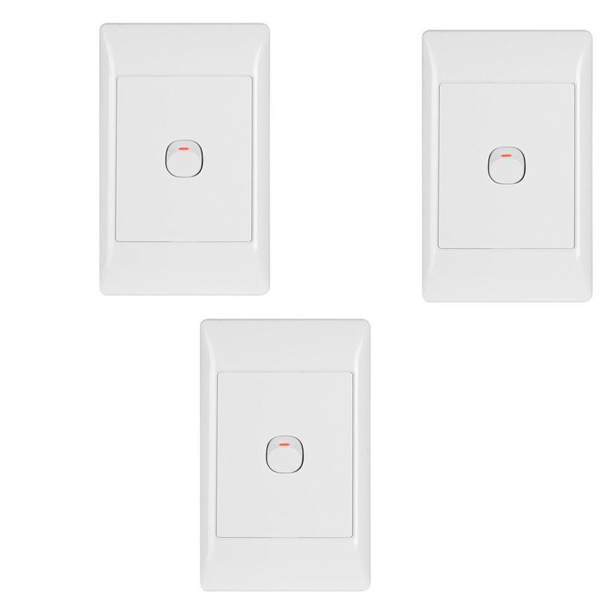 3 Pack Wall Switch Single 2-Way Lever Wall Switch | Shop Today. Get it ...