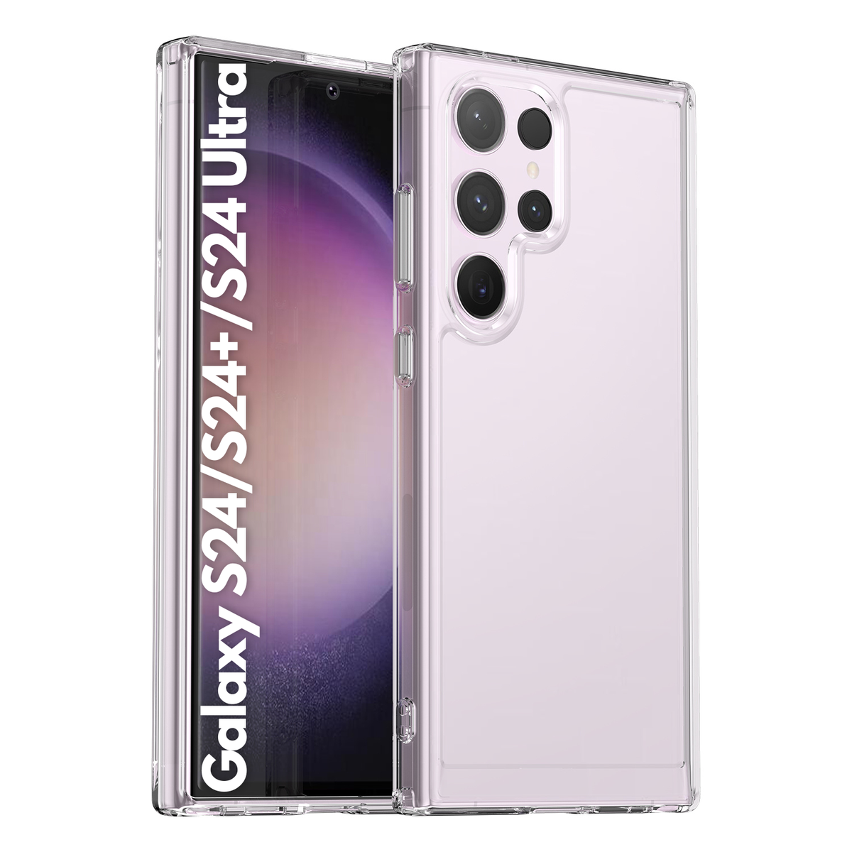 CellTime Clear Cover for Galaxy S24/S24+/S24 Ultra -Shockproof Candy ...