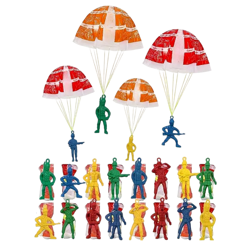 Throw Mini Parachute Soldier Party Pack and Classroom Prize Toys - 20 ...