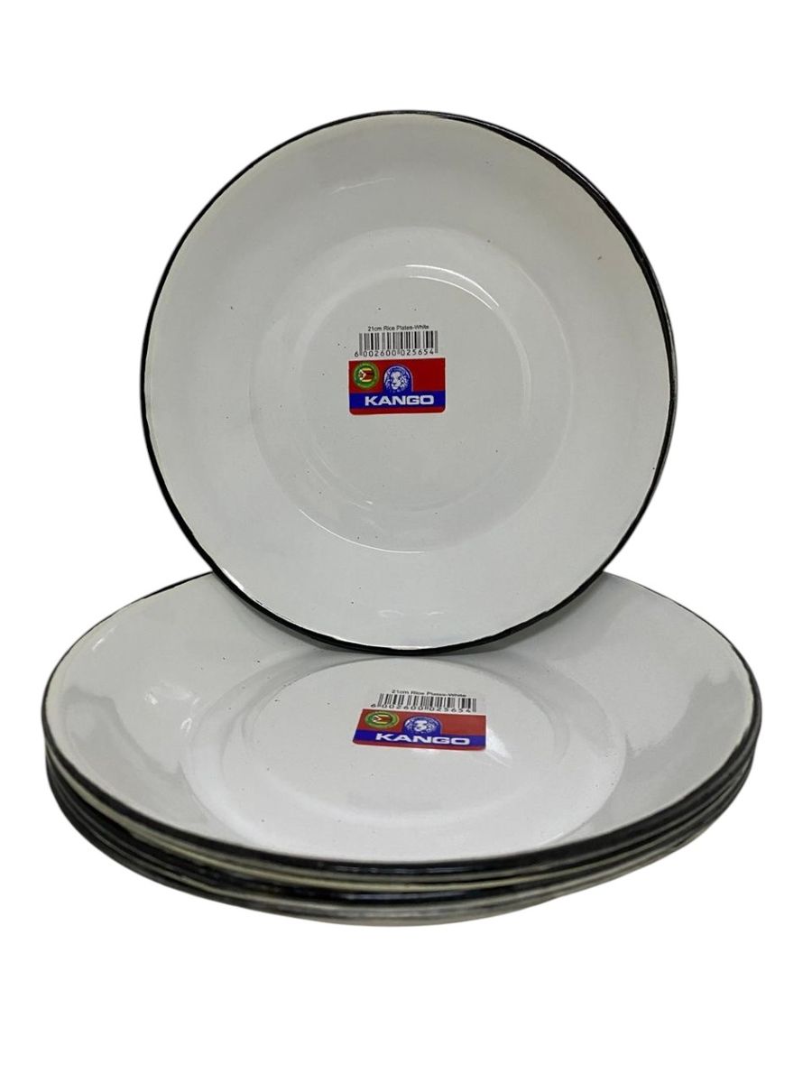 Kango 6 Piece Enamel Rice Plate - 25cm | Shop Today. Get it Tomorrow ...