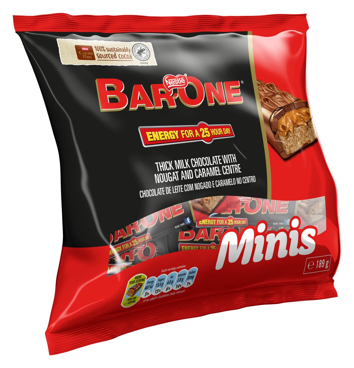 NESTLÉ BARONE Thick Milk Chocolate With Nougat And Caramel, mini bag ...