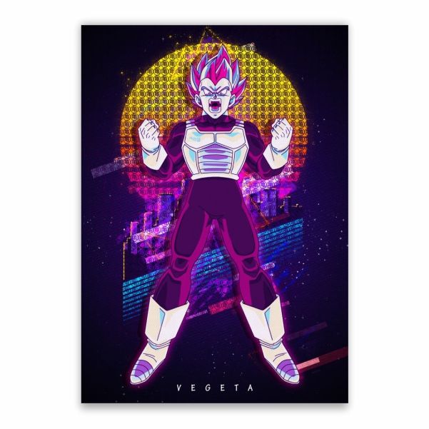 Vegeta Neon Poster - A1 | Shop Today. Get it Tomorrow! | takealot.com