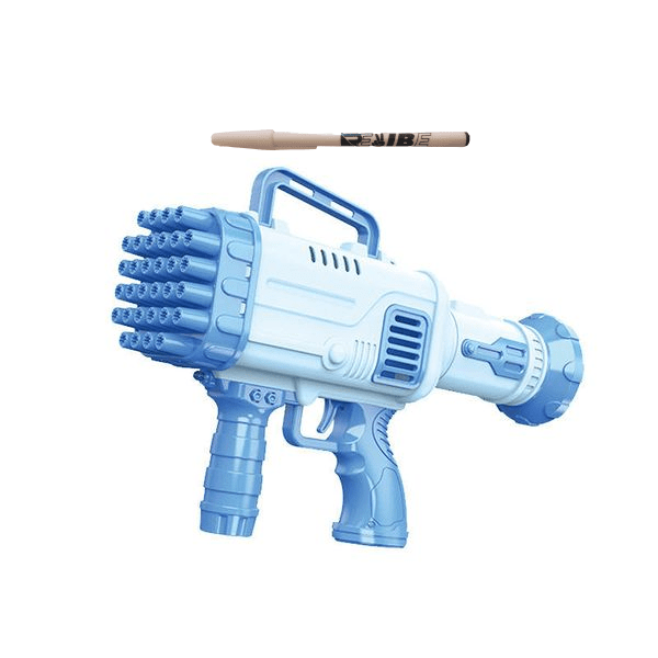 32 Hole Bazooka Automatic Soap Bubble Gun Blaster Toy With Added ReVibe ...