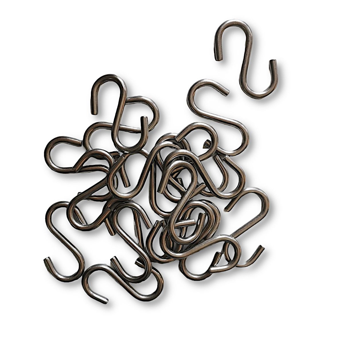 Stainless Steel 5mm S Hook - Pack of 20 | Shop Today. Get it Tomorrow ...