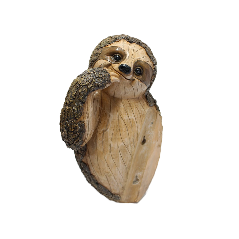 Realistic Brown Sloth Resin Ornament - Tree-Hanging Decor for Home ...