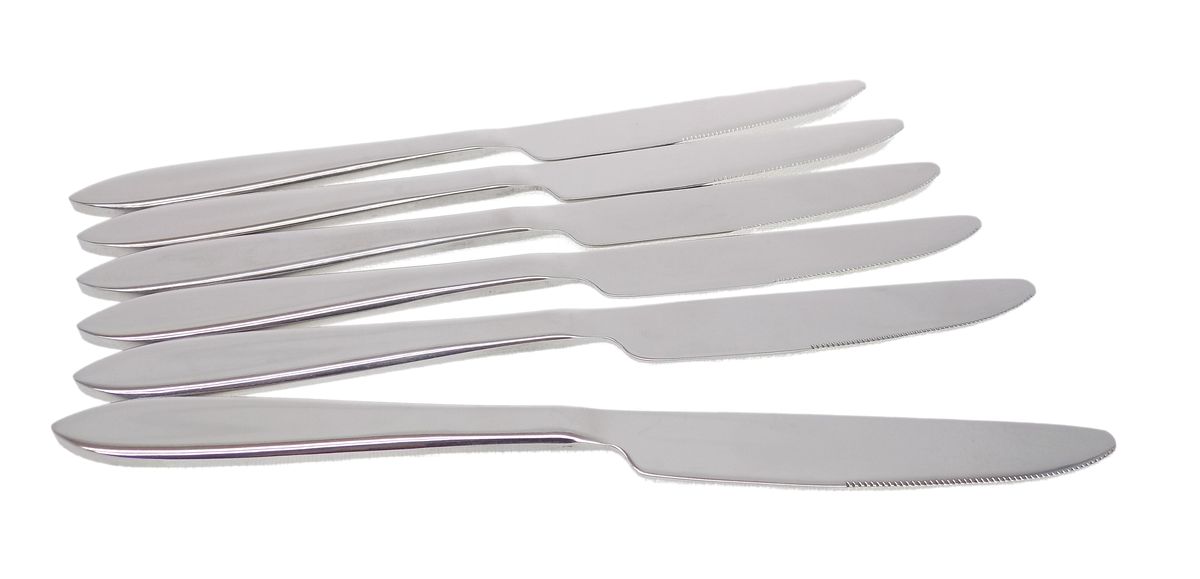Elegant 6 Piece Table Knives 18/0 Stainless Steel - Shine Finish | Shop ...