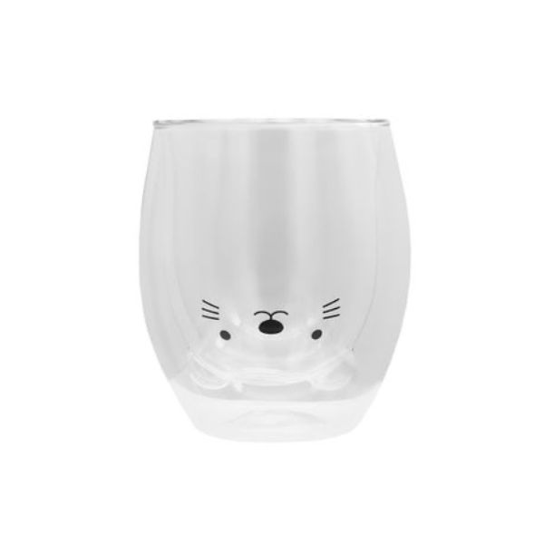 Cat Shaped Double Walled Glass Mug Shop Today Get It Tomorrow