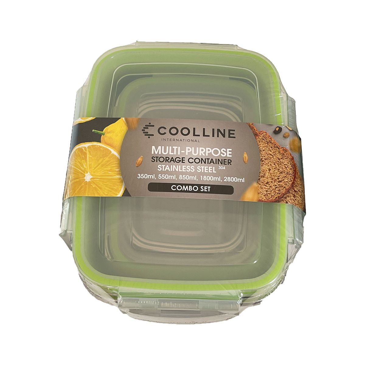 5 Pack - Stainless Steel Storage Containers set | Shop Today. Get it ...