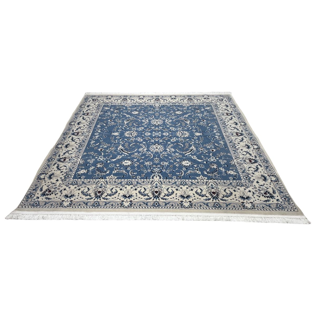 Blue Square Persian Nain Rug - 200 x 200 cm | Shop Today. Get it ...