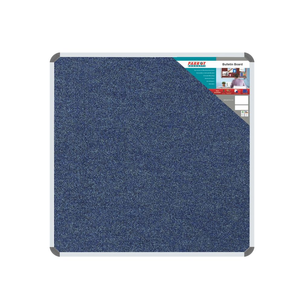 Parrot Products Bulletin Board Ribbed Aluminium Frame - 900x900mm ...