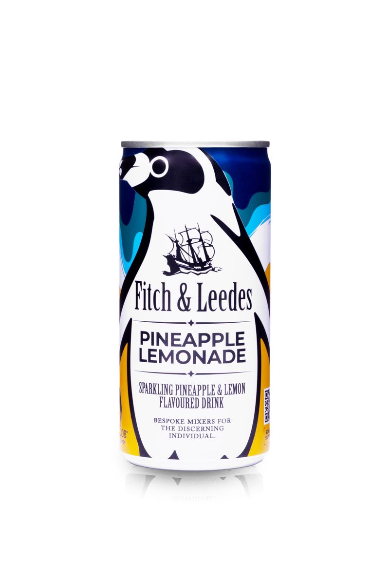 Fitch & Leedes Pineapple Lemonade can 200ml x 24 | Shop Today. Get it ...