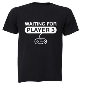 Waiting For Player 3 - Adults - T-Shirt | Shop Today. Get it Tomorrow ...