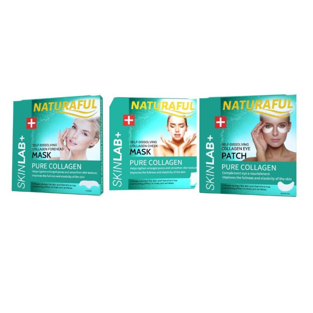 Self-Dissolving Instantly Melt Collagen Hydrating Forehead, Cheek, Eye ...