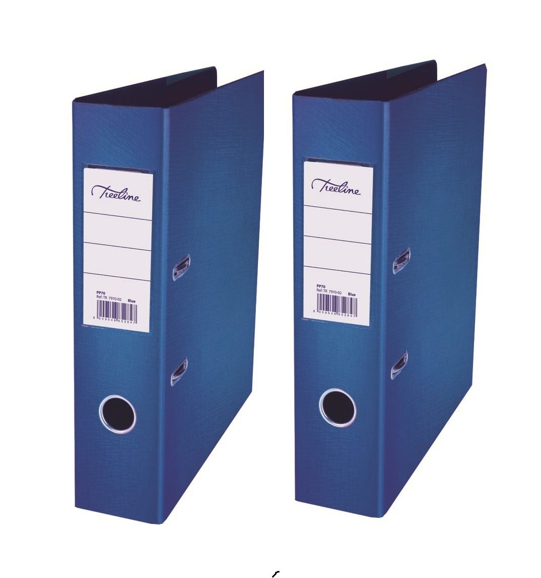 Treeline Blue PP Lever Arch File - Pack of 2 | Shop Today. Get it ...