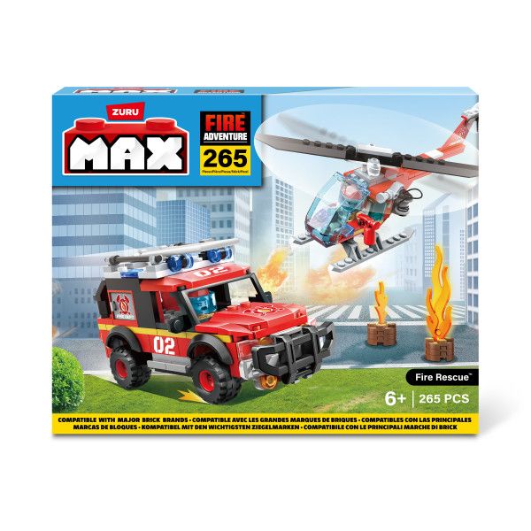 Max-Max City Int -Series 1-265-Brick Box Playset Fire Rescue | Shop ...