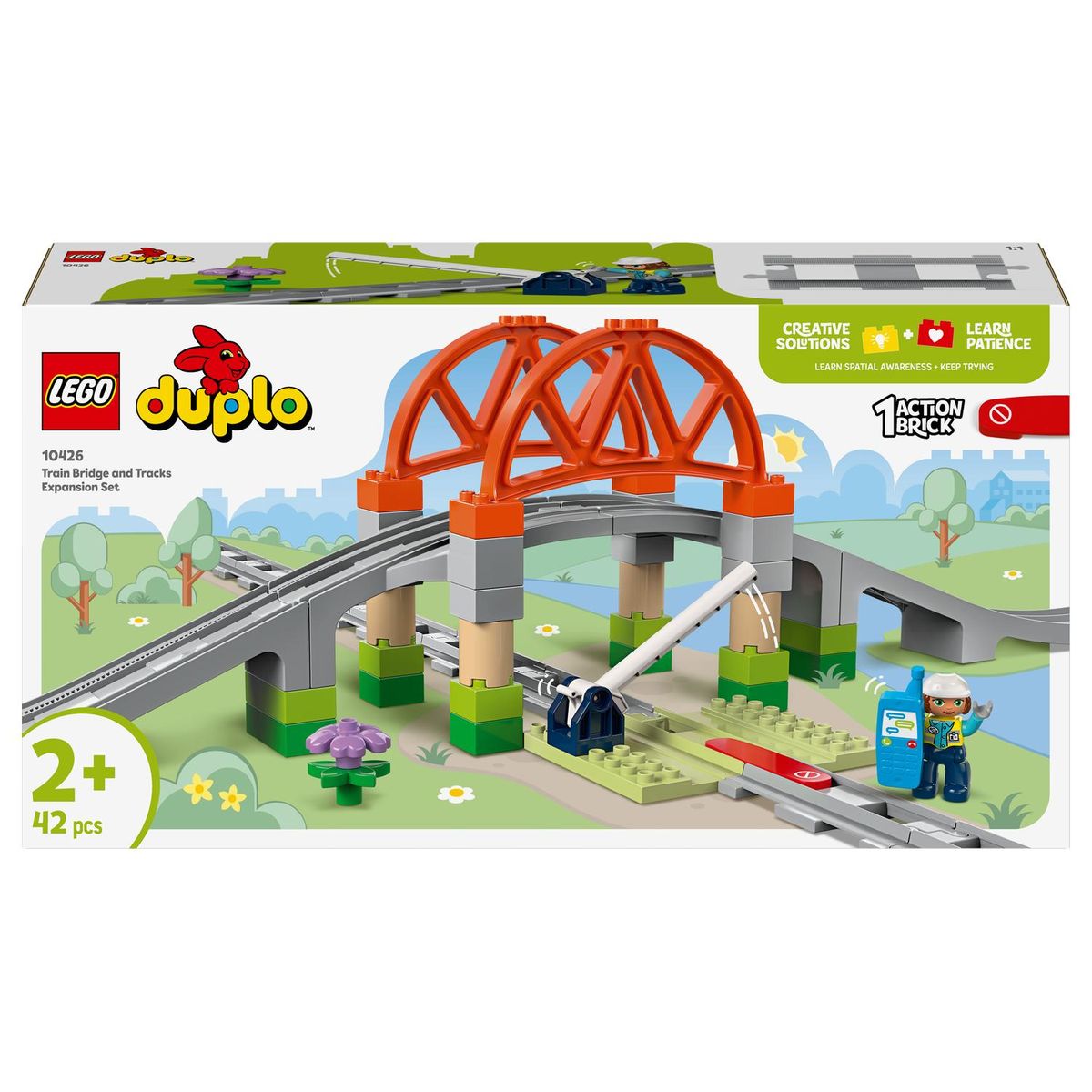 LEGO® DUPLO® Town Train Bridge and Tracks Expansion Set 10426 | Shop ...