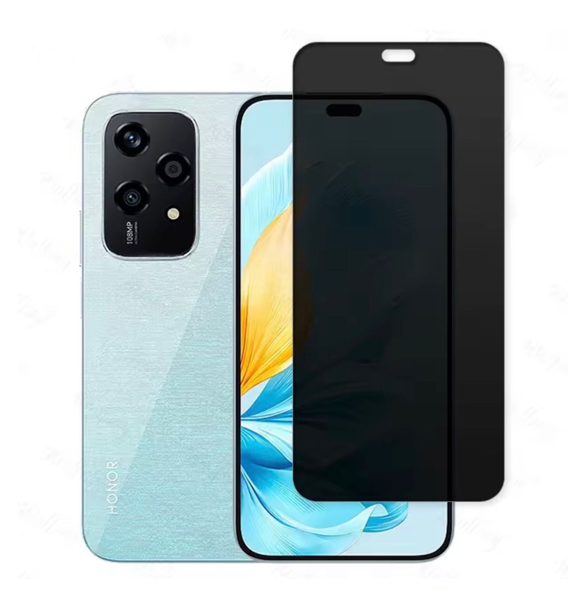 Matte Privacy Glass For Honor 200 Lite - Matte Finish Screen Guard ...