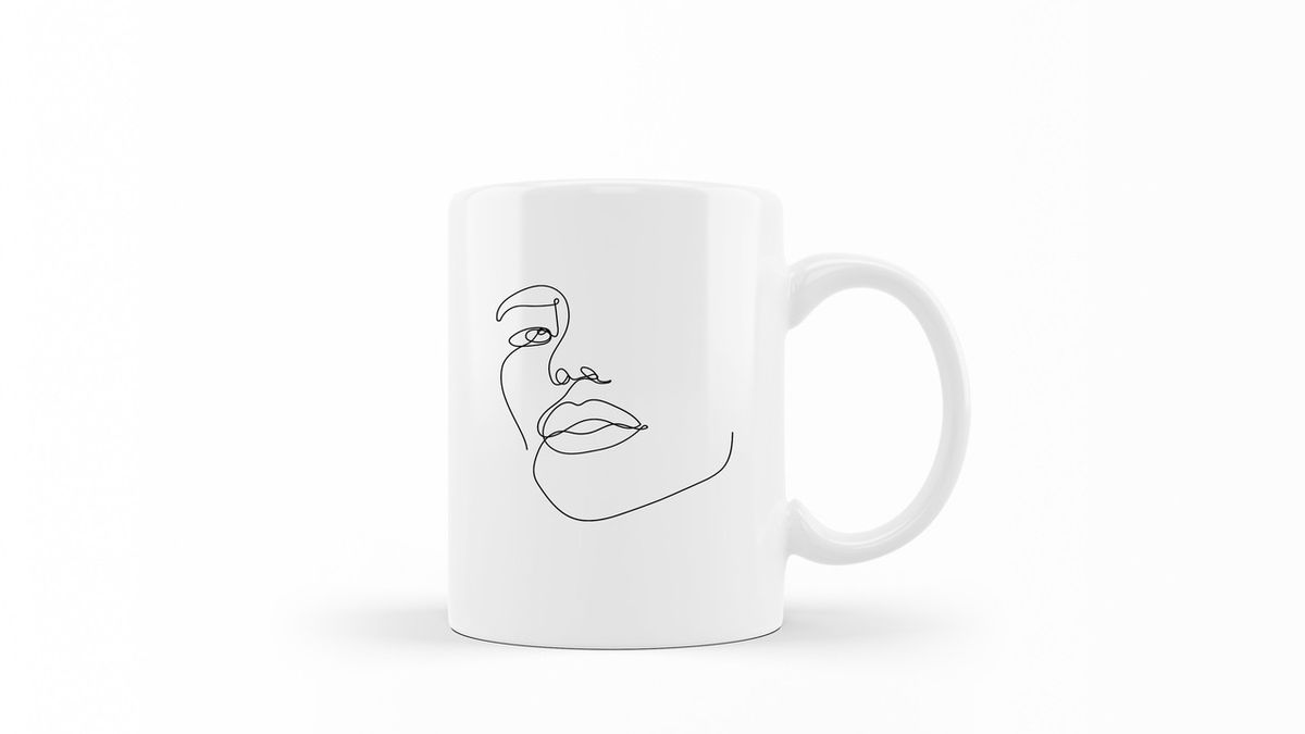 Designer Line Art Coffee Mug - Beauty 6 | Shop Today. Get it Tomorrow ...