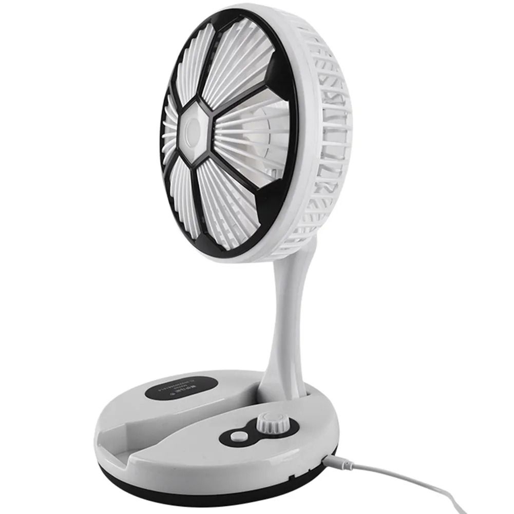 Soccer Ball Rechargeable LED Light Folding Fan | Shop Today. Get it ...