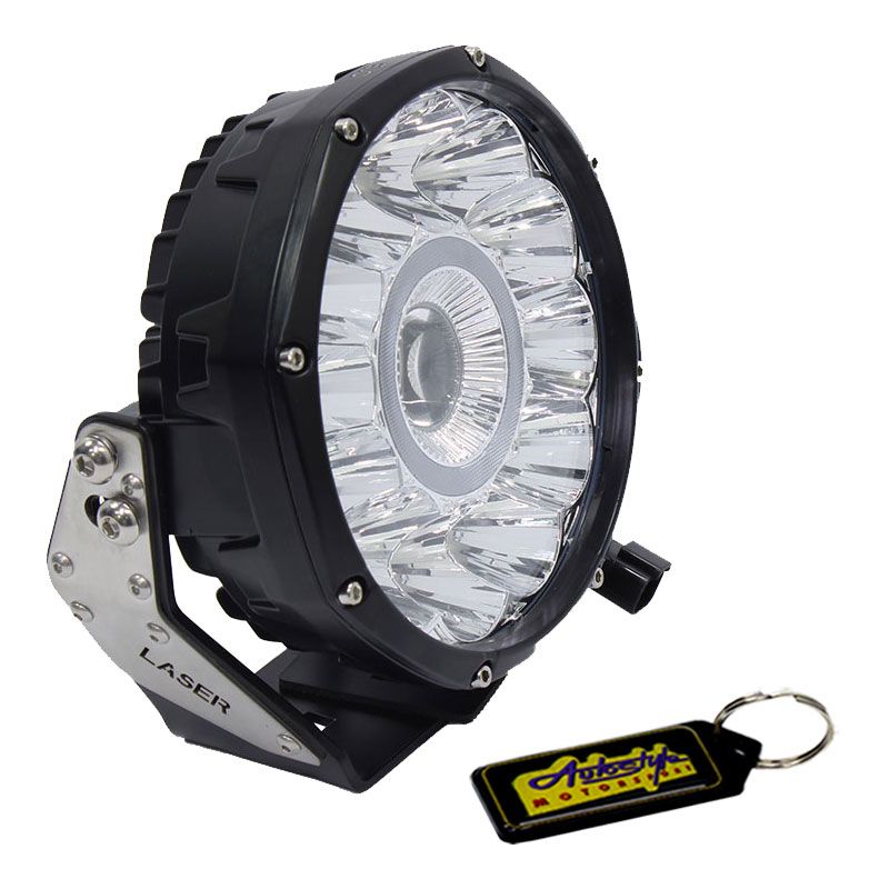 LED 360 Heavy Duty 7" 9000 Lumens Spotlight with Bracket & Gel Key ...