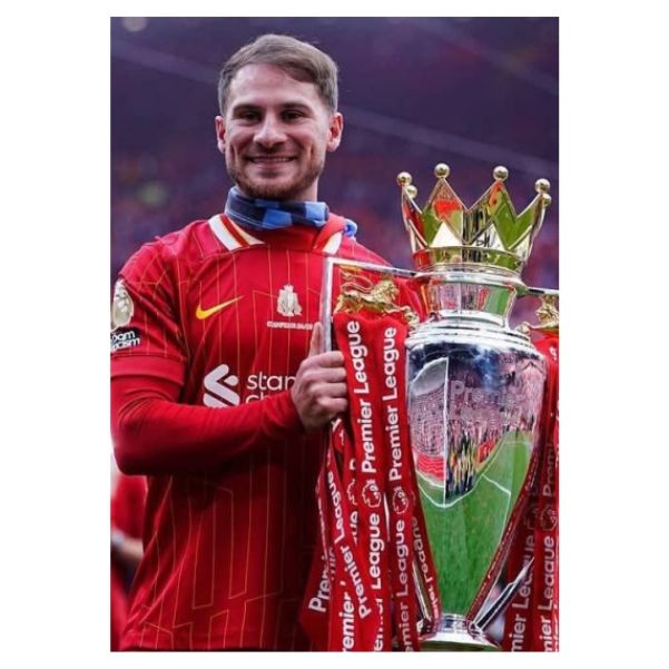 Mac Allister - Premier League Trophy Poster - A1 | Shop Today. Get it ...