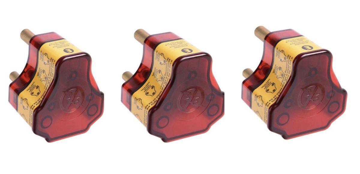 16A High Surge Protection 3-Pin Plug Top for Electrical Devices-3 In A ...