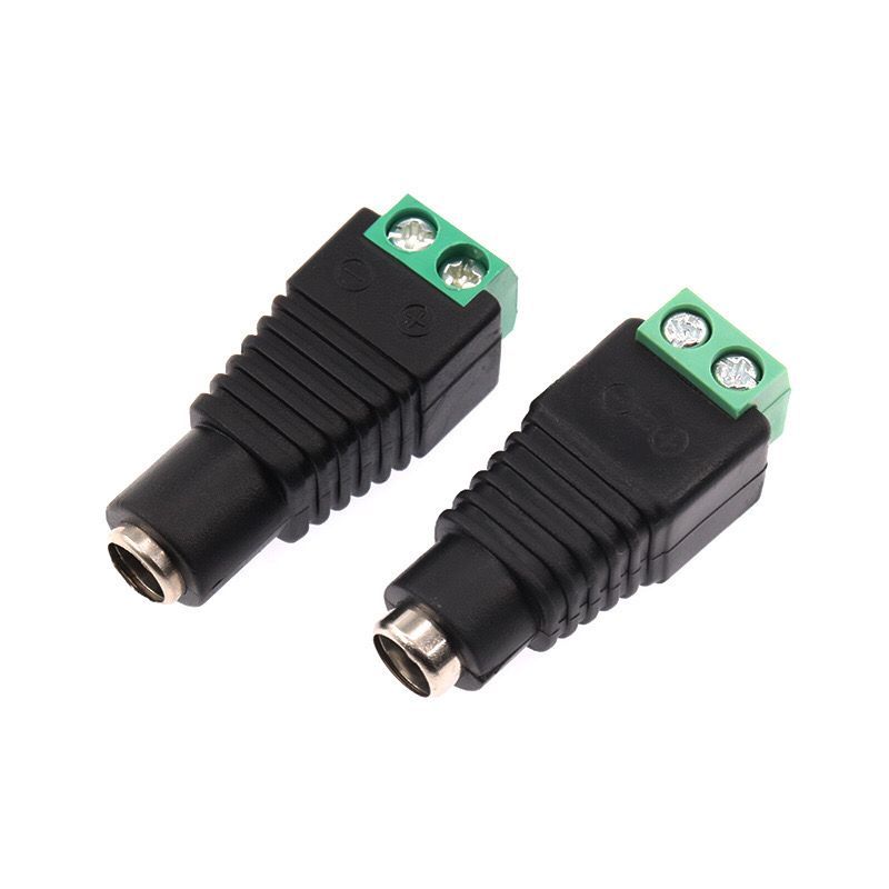 DC Power Plug Adapter 12V For CCTV Camera Female Connector 2PCS | Shop ...