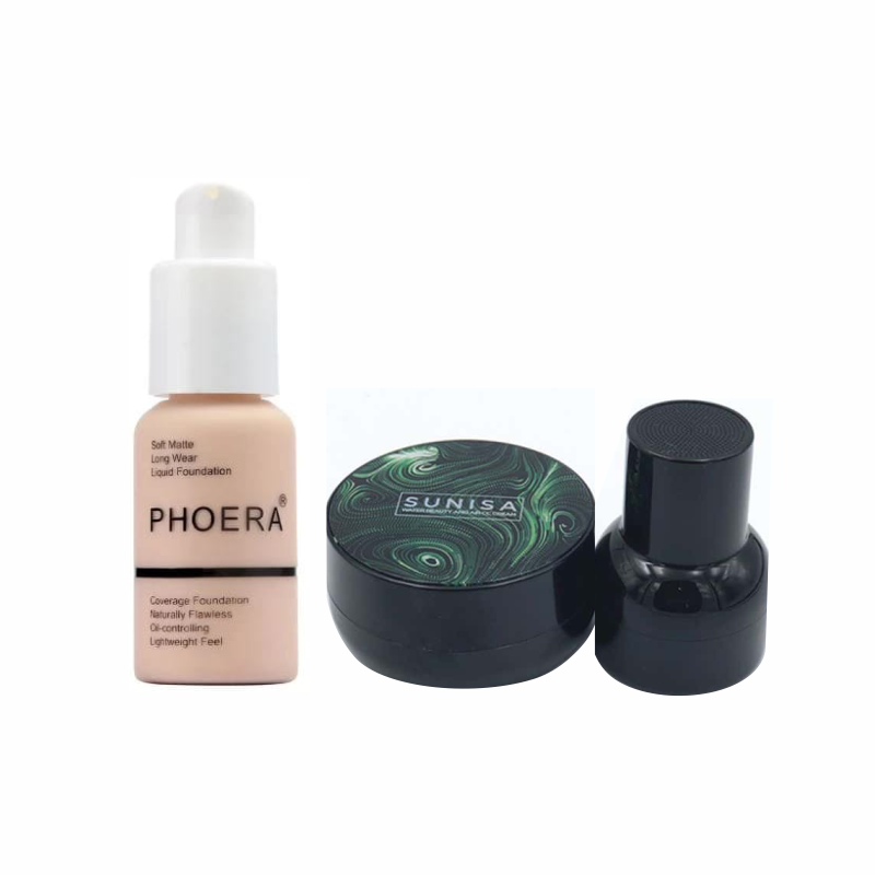 Phoera Soft Matte Full Coverage Liquid Foundation And Sunisa Cc Cream